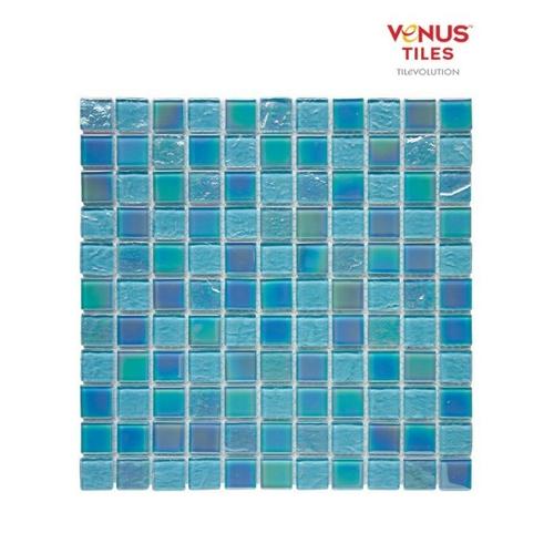 Jual Venus Neo Rainbow Light Blue - Mosaic Mozaik Keramik Dinding Dapur ...