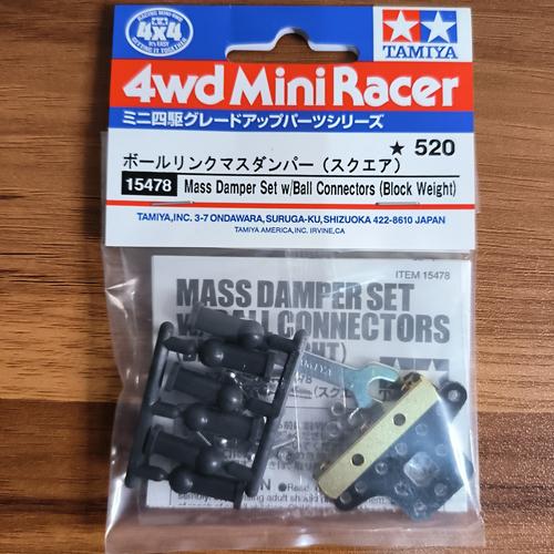 Jual Tamiya 15478 Mass Damper Set w/Ball Connector (Block Weight) - Kab ...