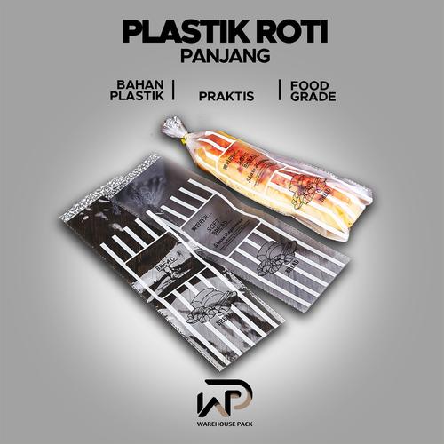 Jual ( 10 Pcs ) Plastik Roti Panjang | Plastik Kantong Tawar Panjang ...