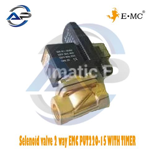 Jual Selenoid valve 2 way EMC PUT220-15 WITH TIMER - Jakarta Barat ...