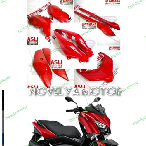 Jual COVER SET BODY HALUS XMAX X MAX MERAH METALIC ORI NON VISOR BEHEL ...