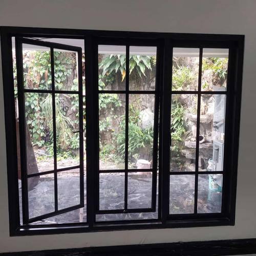 Jual kusen jendela motif ornamen dan kaca polos 5mm - Kota Tangerang ...