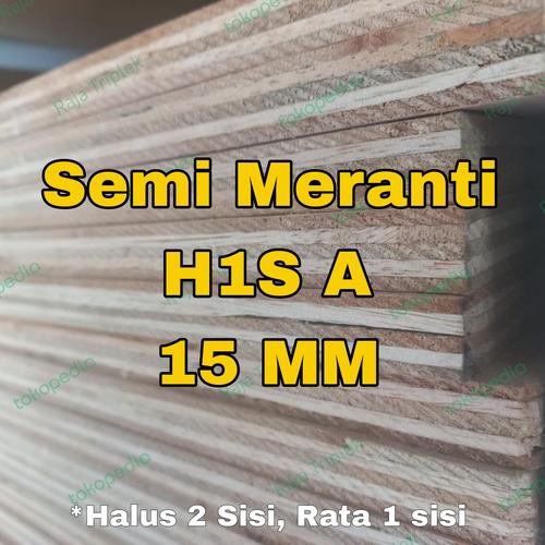 Jual TRIPLEK / MULTIPLEK / PLYWOOD SEMI MERANTI H1S A 15 MM - Kota ...