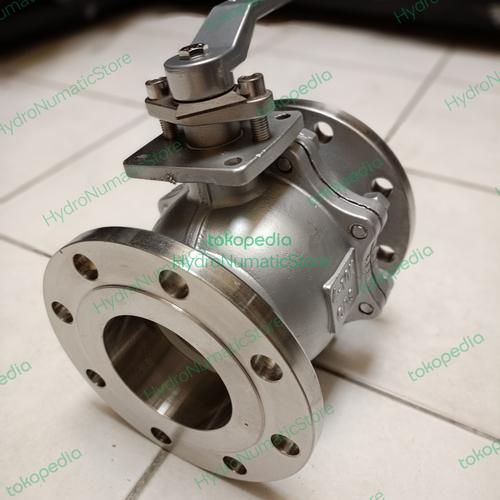 Jual KRAN BALL VALVE STAINLESS 6" FLANGE JIS10K BAHAN SS304 DN150 6INCH - Jakarta Barat ...