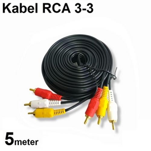 Jual Kabel RCA AV STB DVD Device To Display TV Digital Analog Ultra HD ...
