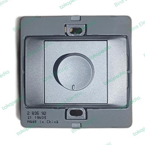 Jual Saklar Dimmer Legrand Mallia 300W Dark Grey 283592 Rotary Dimmer ...