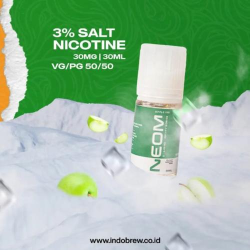 Jual NEOM Apple Ice Salt Nic 30ML by Indo Brew / Liquid Neom Fruity Series - SALT 30MG 30ML ...