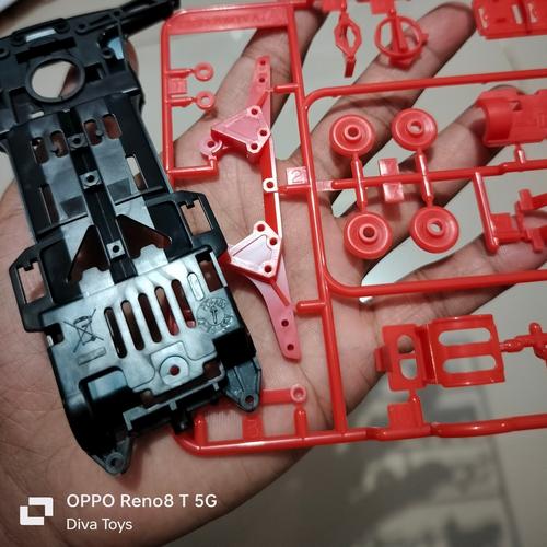 Jual Tamiya Casis Chassis Super 2 II S2 PC-ABS Black Hitam + Gearbox ...