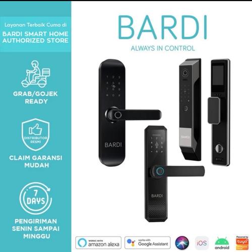Jual BARDI Smart Home Doorlock Handle RFID - Fingerprint Waterproof ...