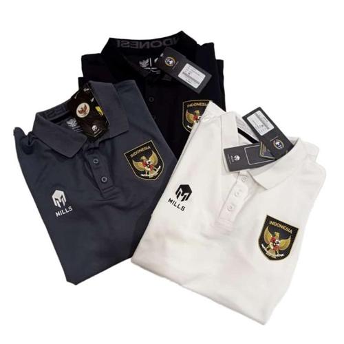 Jual Kaos Timnas Indonesia Keren Polo Shirt Mills 100% Original ...