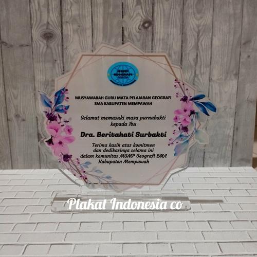 Jual Plakat Akrilik,Custom Plakat akrilik premium,Plakat Terima Kasih ...
