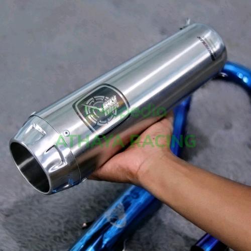 Jual KNALPOT RACING SAVROLIX GP XPRO SILVER - Biru, R15 V3 - Kab ...