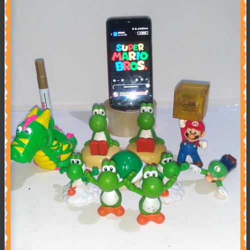 Jual Figure Set Super Mario Bros Yoshi Turtle 10 Pcs Total _ Mc D Figur ...