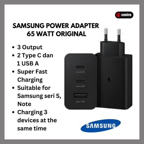 Jual Samsung 65 W Power Adapter Super Fast Charging - Adaptor+kabel ...