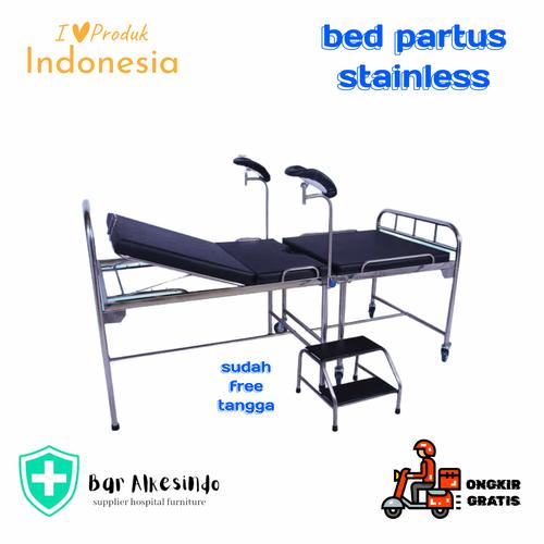 Jual bed partus stainless | bed persalinan verlos stainless - Kab ...