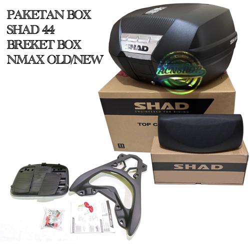 Jual PAKETAN BOX SHAD SH44 PLUS BREKET BOX NMAX OLD NMAX NEW - Box 44 ...