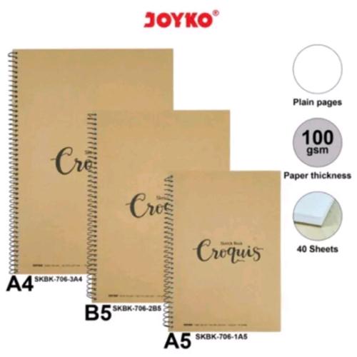 Jual Buku Sketsa JOYKO spiral A5/B5/A4 - Kota Surabaya - New_ATK | Tokopedia