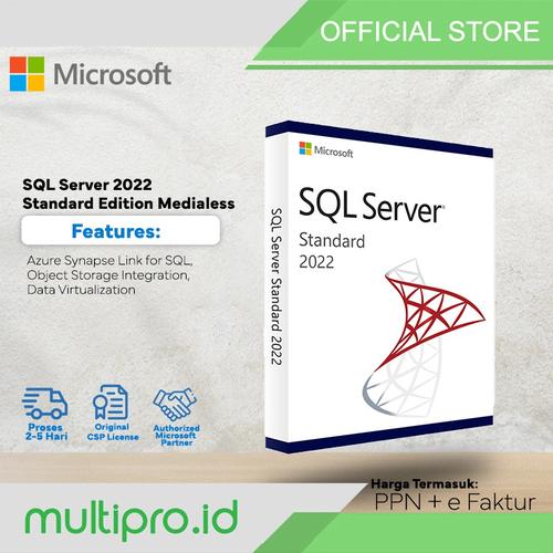 Promo Microsoft Sql Server 2022 Standard Edition Cicil 0 3x Jakarta