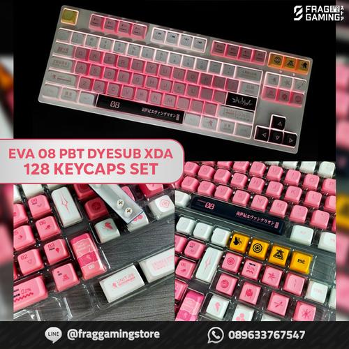 Jual Keycaps EVA 08 XDA PBT Dyesub for Mechanical Gaming Keyboard ...