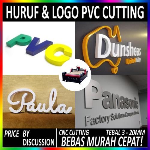 Jual Huruf Logo Angka Timbul PVC Satuan Semua Warna dan Ukuran Murah ...