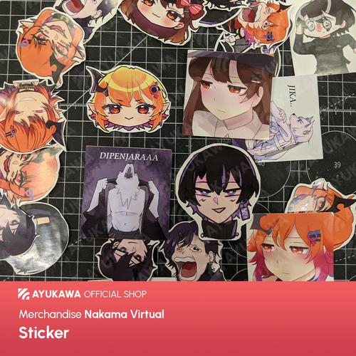 Jual Nakama Virtual | VTuber | Stiker Meme - Fullset - Kota Surabaya ...
