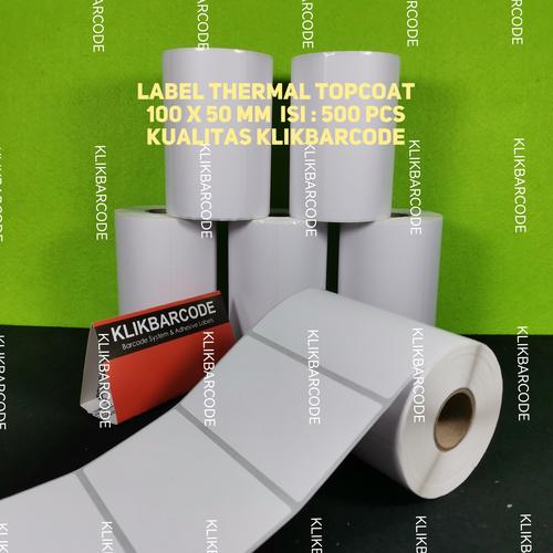 Jual LABEL BARCODE THERMAL 100x50 STIKER 100 x 50 MM ETIKET ISI 500 PCS - Kota Semarang ...