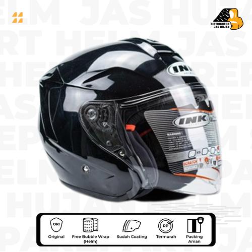 Jual HELM INK DYNAMIC SOLID BLACK GLOSI - M - Kota Bandung - HelmPro ...