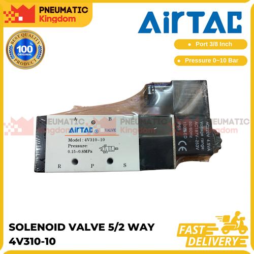 Jual SOLENOID VALVE AIRTAC 5/2 WAY SINGLE 4V310-10 - Jakarta Barat ...