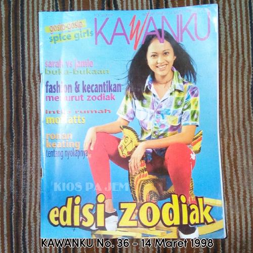 Jual Majalah Kawanku 1998, No 36 - 14 Maret 1998, Cover Sarah Sechan ...