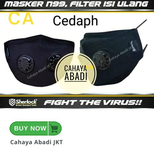 Jual MASKER N99 SHERLOCK DUAL CARBON - Jakarta Pusat - CAHAYA ABADI JKT ...