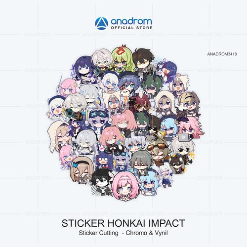 Jual Sticker Char Honkai Impact | Sticker Chibi Honkai Impact |Anadrom ...