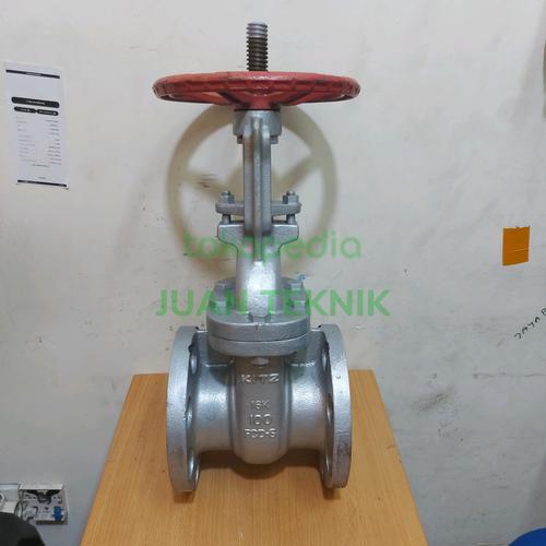 Jual gate valve kitz 4" inch dn100 jis 16k cast iron - Jakarta Barat - JUAN TEKNIK | Tokopedia