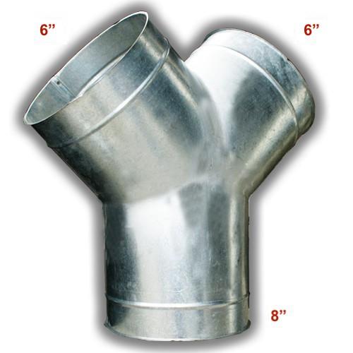 Jual Tee Y Ducting - Reducer 6" x 8" x 6" - Jakarta Pusat - DAYA TEKNIK ...