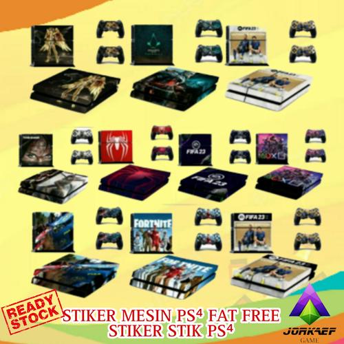 Jual STIKER MESIN PS4 FAT FREE STIKER STIK PS4 - LOGO PS(ALLGAME ...