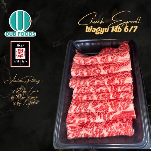 Jual Australian wagyu Shabu slice Chuck roll 6/7 - 250gr - Jakarta ...