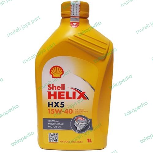 Jual oli shell helix hx5 kemasan 1 liter ORIGINAL - Jakarta Barat ...