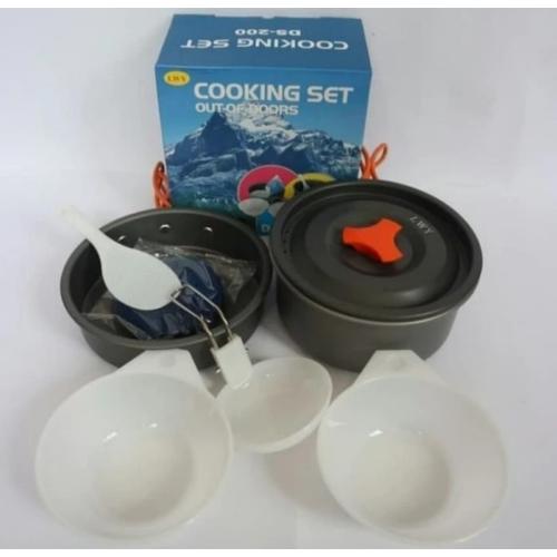 Jual Nesting Cooking Set DS-200 Isi 2 Set / Alat Masak Camping Portable ...