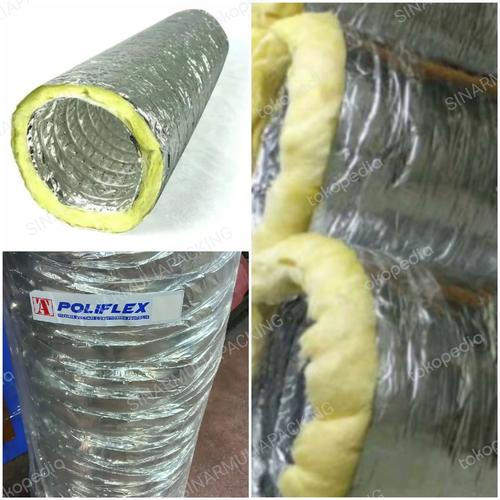 Jual Flexible Ducting Glasswooll Isolasi 4 Inchi x 10M - Jakarta Barat ...
