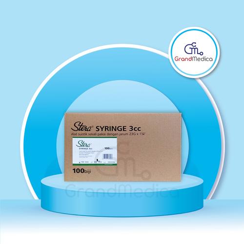 Jual Syringe 3 cc Stera Box Isi 100 Pcs - Kota Cirebon - Grand Medica ...