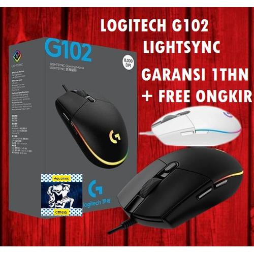 Jual Logitech G102, G-102, G 102 Prodigy Gaming Mouse - HITAM LIGHTSYNC ...