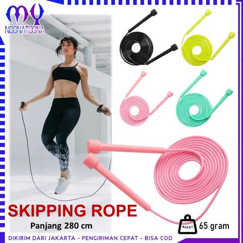 Promo Tali Skipping Pvc 2.8Mtr Jump Skipping Rope Lompat Tali Speed ...