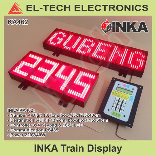 Jual Display Nomor Kota Tujuan Kereta Api INKA KAI Train Number ...