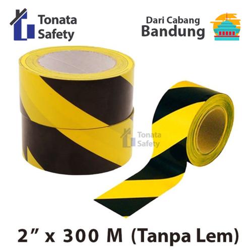 Promo Police Line Kuning Hitam / Garis Polisi 2 Inchi x 300 Meter ...