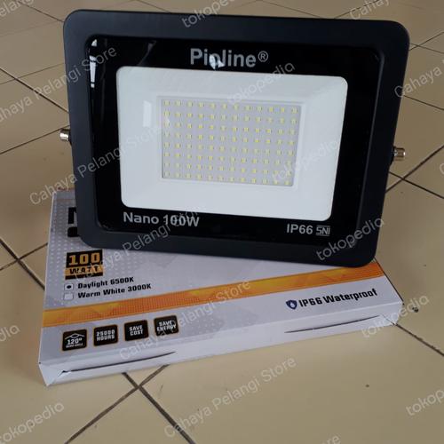 Jual PIOLINE Lampu Sorot LED 100 Watt 100w Flood Light IP66 SNI - Putih ...