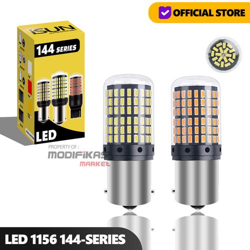 Jual Lampu LED Sein Colok Putar BA15S BAU15S 1156 144 Titik SMD DC 12V ...