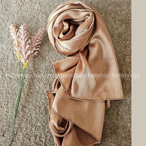 Promo Pashmina Silk Premium Shawl Hitam Silky Malaysia Malay Cardenza ...