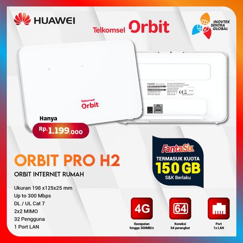 Promo Telkomsel Orbit Pro H2 Huawei B530 Home Router Modem Wifi 4G Free Data - Orbit PRO H2 ...