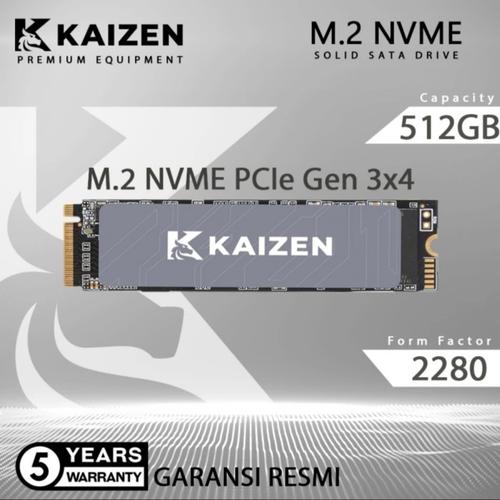 Jual Kaizen 512GB SSD internal M.2 NVME PCIe Gen 3x4 form factor 2280 ...