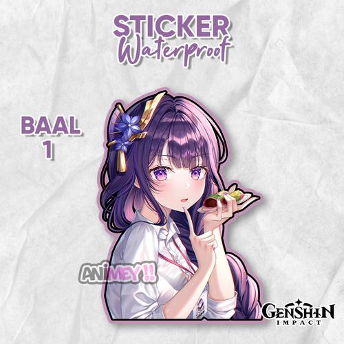 Jual Stiker Baal Raiden Shogun Genshin Impact / Sticker Anime ...