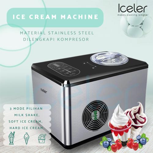 Promo Iceler Mesin Es Krim 3IN1 Ice Cream Maker Home Use Tombol Touch ...